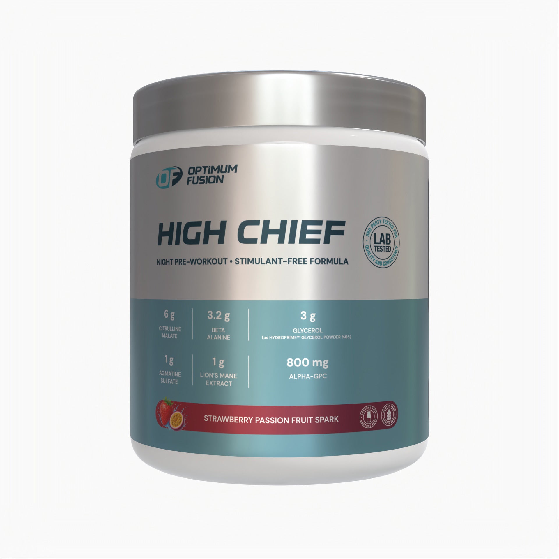 High Chief Stim-Free Night Pre-Workout Pump & Focus Formula – OptimumFusion