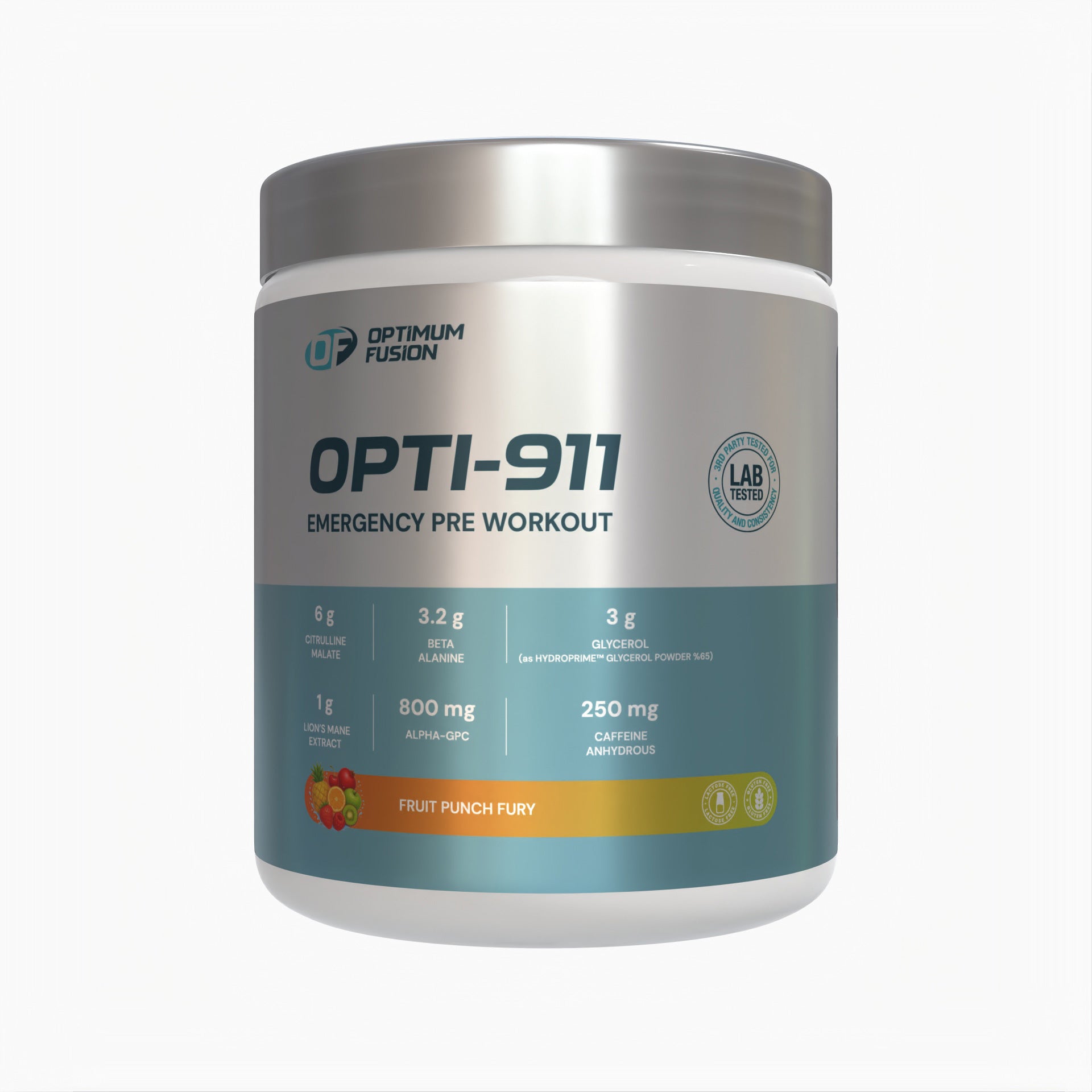 Opti-911 Emergency Pre-Workout Intense Energy & Focus Formula ...